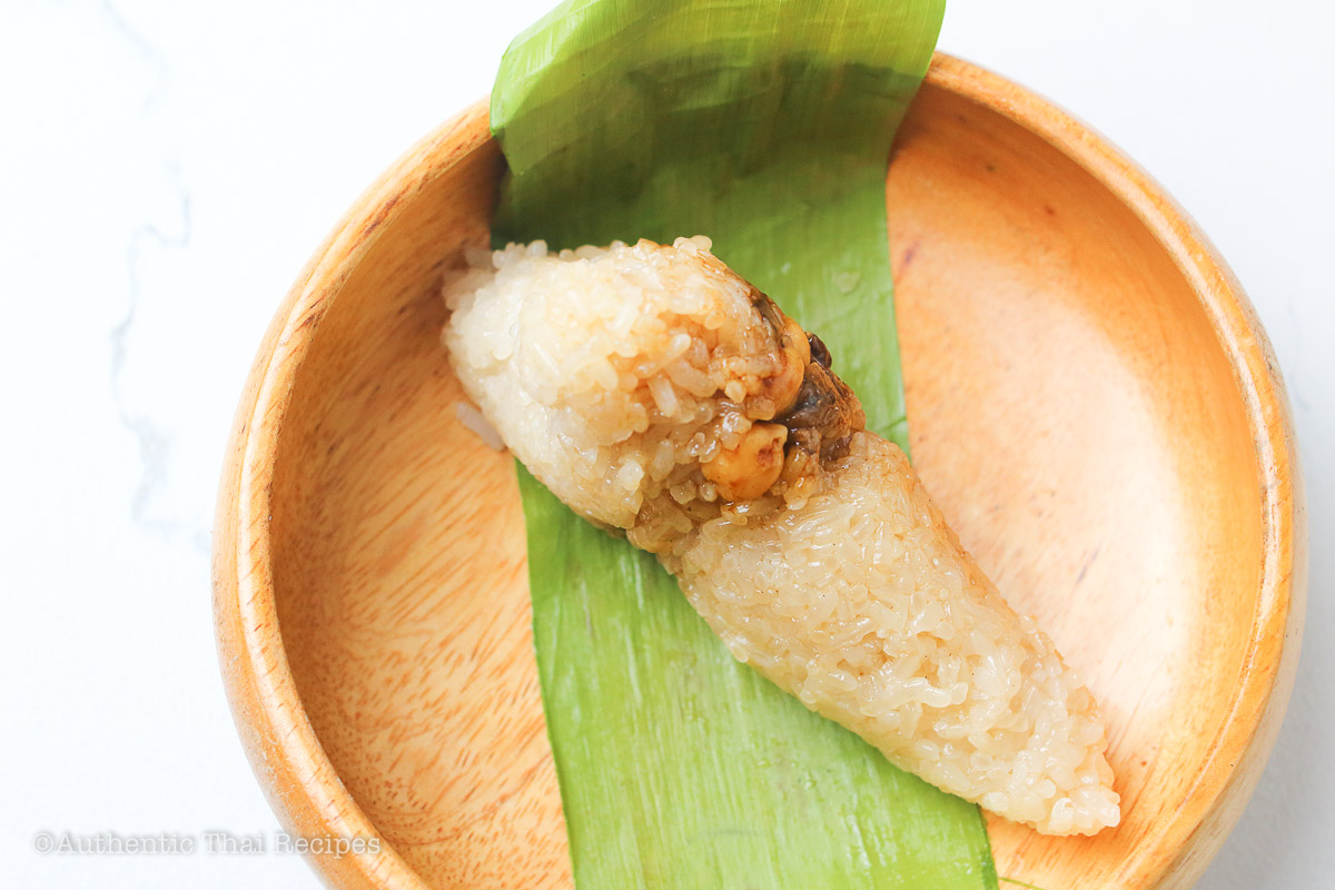 Thai Sticky Rice Dumplings - Authentic Thai Recipes