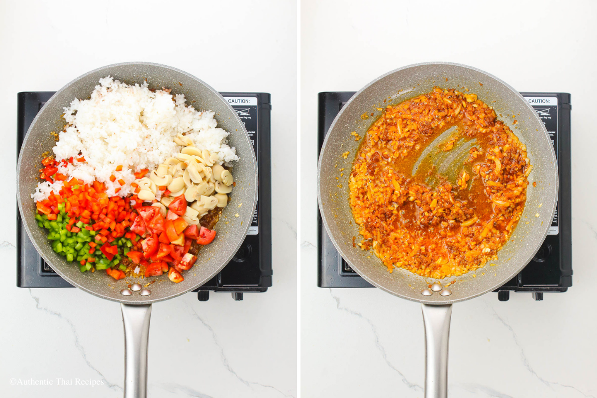 Tom Yum Fried Rice - Authentic Thai Recipes